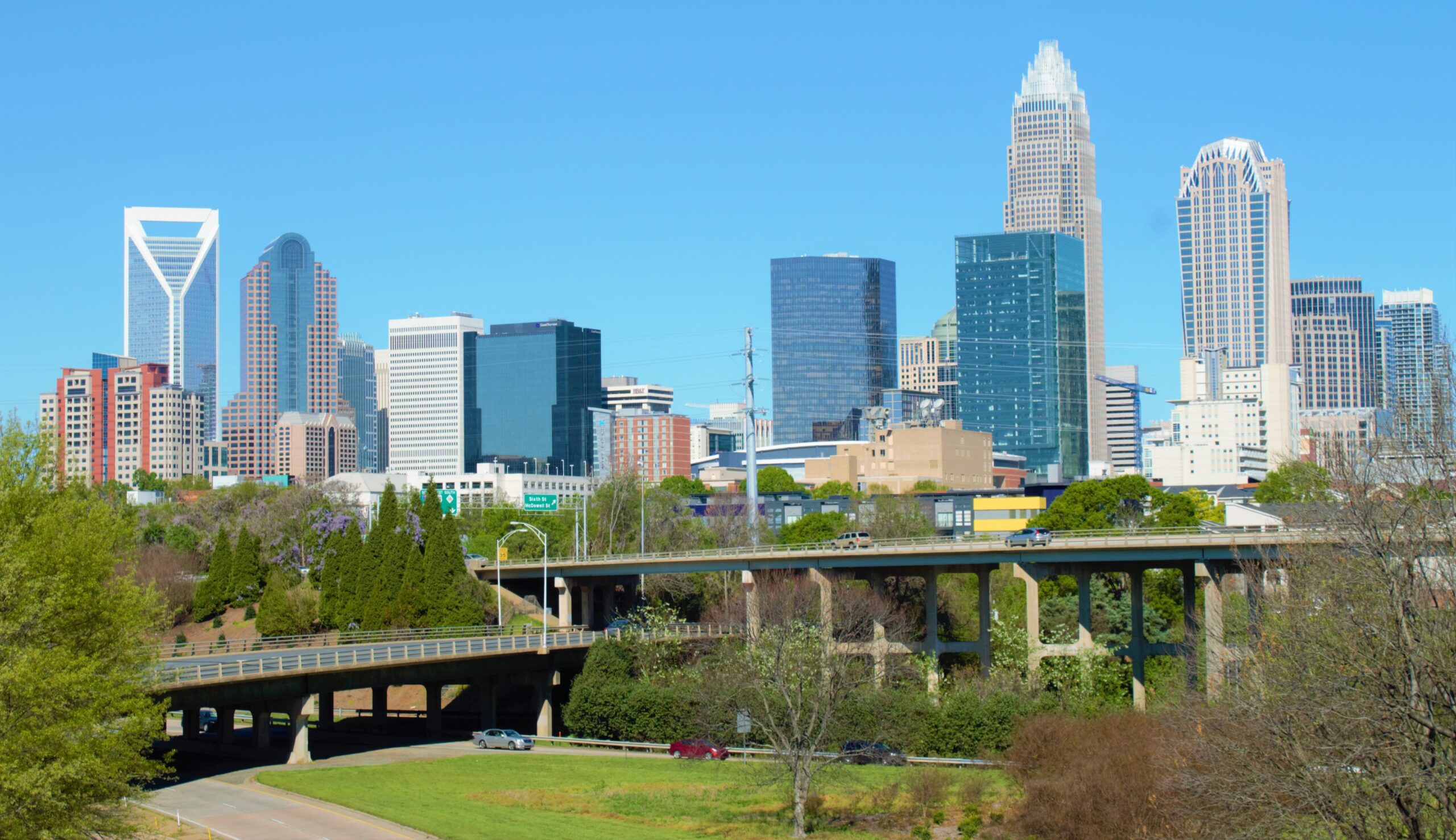 Charlotte, the largest city in North Carolina